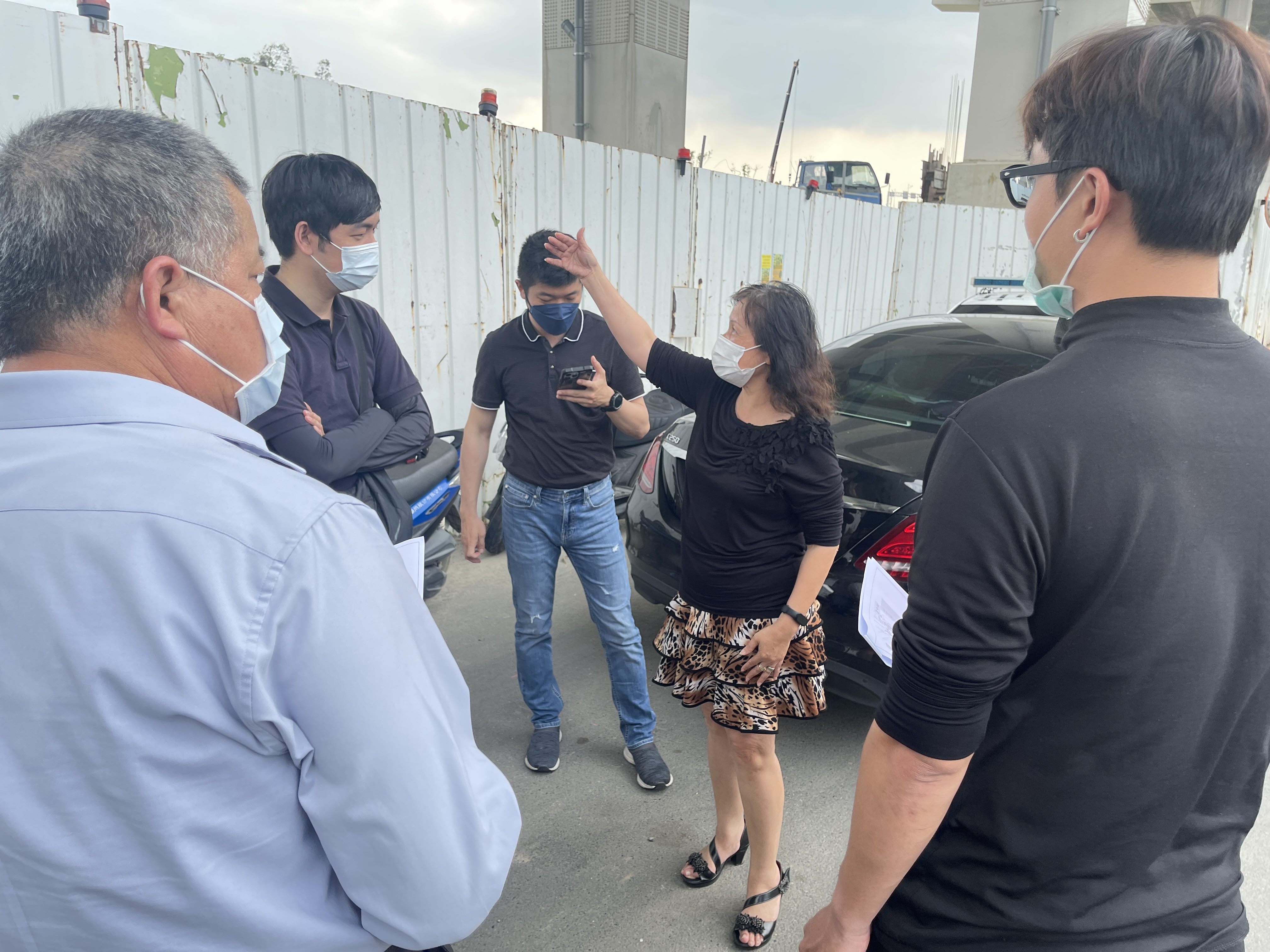 臺北市大安區公所-里鄰花絮-1120413洲美街196巷側溝擋土牆會勘