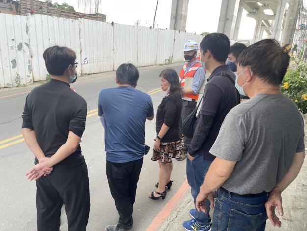 臺北市大安區公所-里鄰花絮-1120413洲美街196巷側溝擋土牆會勘